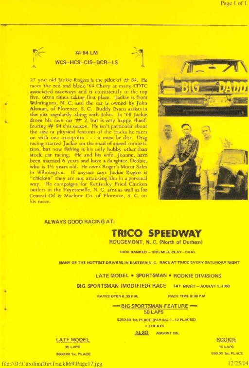 Jackie Rogers - Gallery - Bobby Williamson | racersreunion.com