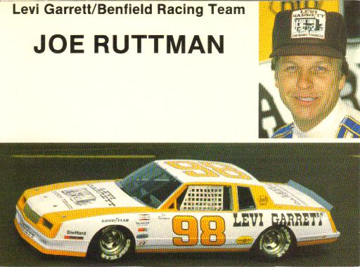 1983 #98 Joe Ruttman Levi Garrett - Gallery - Thomas K. Craig ...