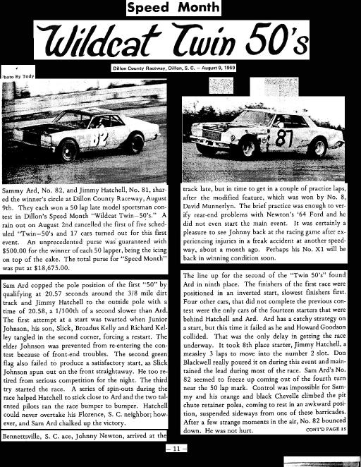 Sam Ard Jim Hatchell - Gallery - Bobby Williamson | racersreunion.com