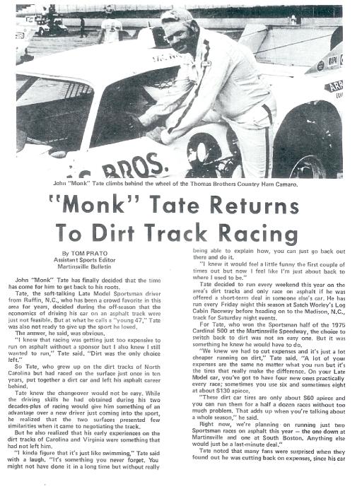 Monk Tate - Gallery - Jeff And Monk Tate | racersreunion.com