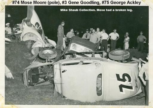 Mose Moore, Gene Goodling, George Ackley Crash - Gallery - Mike Shaub ...