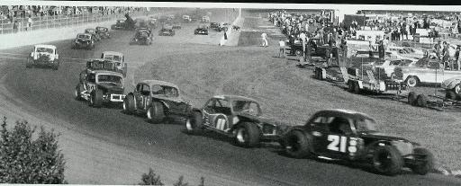 Donnie Allison Leads Ray Hendrick While Freddy Fryar Flips The 04 Sedan ...