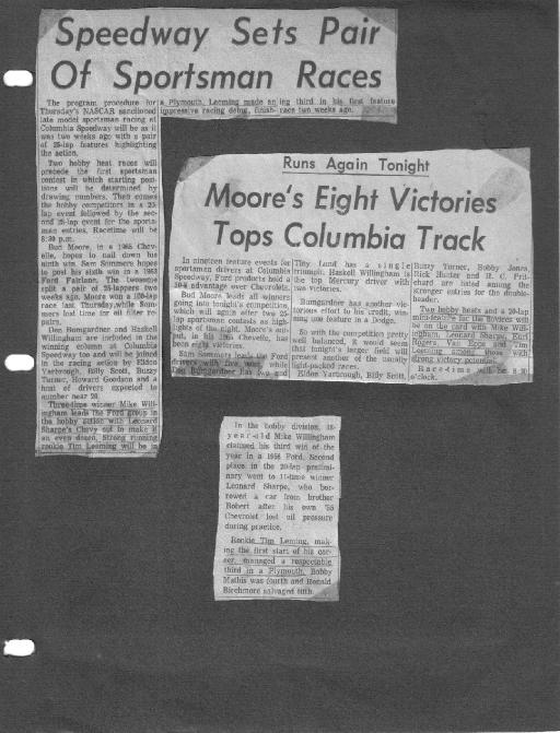 Tim L, Newspaper Clipping - Gallery - Tim Leeming | racersreunion.com