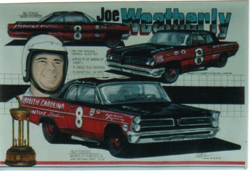 Joe Weatherly Pontiac Artwork - Gallery - Bill Rankin | racersreunion.com