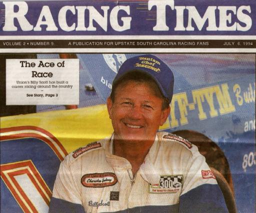 Racing Times Featured Billy Scott 1994 - Gallery - Billy & Barbara ...
