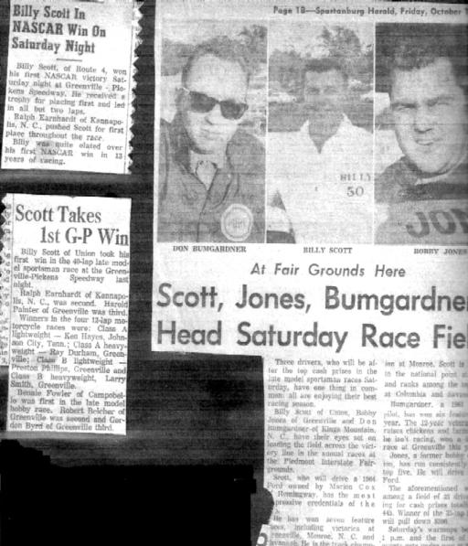Newspaper Articles From The 1960s' - Gallery - Billy & Barbara Scott ...
