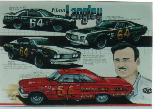 Elmo Langley Artwork - Gallery - Bill Rankin | racersreunion.com