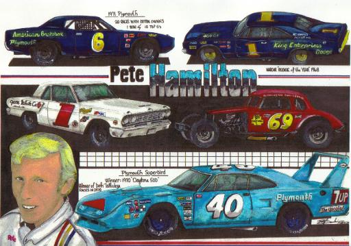 Pete Hamilton Artwork - Gallery - Bill Rankin | racersreunion.com