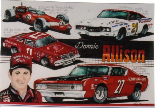Donnie Allison Artwork - Gallery - Bill Rankin | racersreunion.com