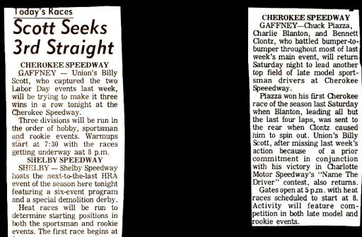 Billy Scott In 1970's - Gallery - Billy & Barbara Scott | racersreunion.com