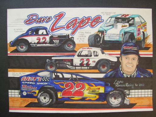 Dave Lape Art Work - Gallery - Bill Rankin | racersreunion.com