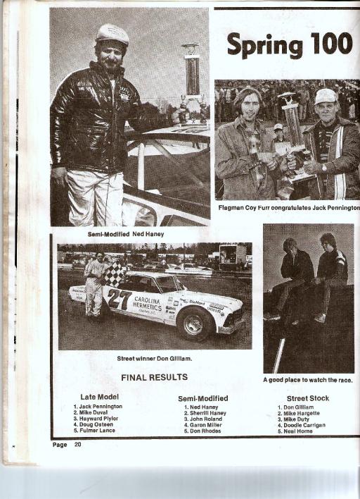Metrolina Speedway's Spring 100 1980s' Page 1 Of 2 - Gallery - Billy ...