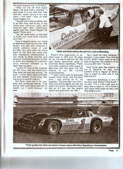 Metrolina Speedway's Heyward Plyler 1980s' Page 2 Of 2 - Gallery ...