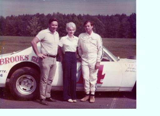 BILLY SCOTT WITH CAR OWNERS, JIMMY AND DORIS BROOKS 1970s' 001 ...