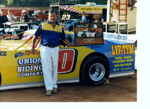 BILLY SCOTT DISPLAYS RACING PHOTO OF GRANDSON 1990s' - Gallery - Billy ...