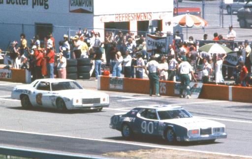 #90 Richard Brooks #8 Ferrel Harris 1978 Champion Spark Plug 400 ...