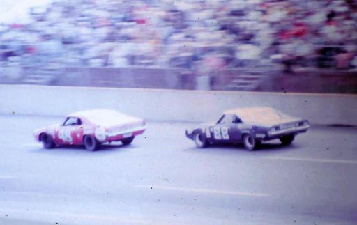 #48 James Hylton #88 Ron Keselowski 1972 Motor State 400 @ Michigan ...