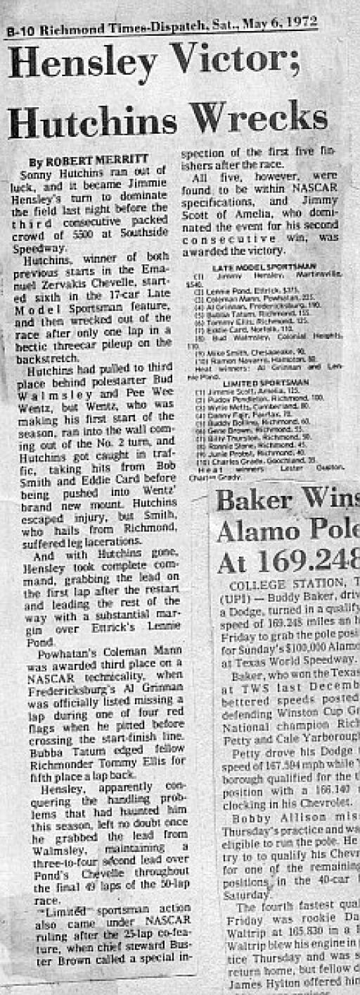 Ray Hendrick-Roy Hendrick Collection-Given To Andy Towler Thanks Roy-To ...