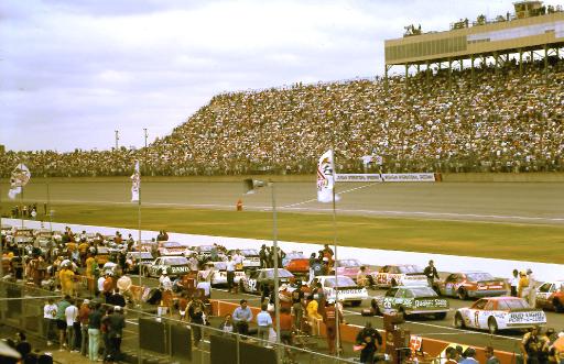 #29 Cale Yarborough #67 Buddy Arrington #26 Ricky Rudd #10 Ken Bouchard ...