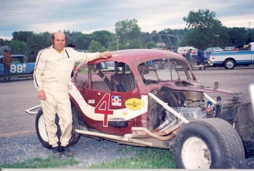 Lou Lazzaro Poses With Coupe - Gallery - Ed Mudd | racersreunion.com