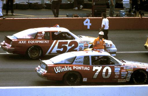 #52 Jimmy Means #70 J.D.McDuffie 1986 Champion Spark Plug 400 - Gallery ...