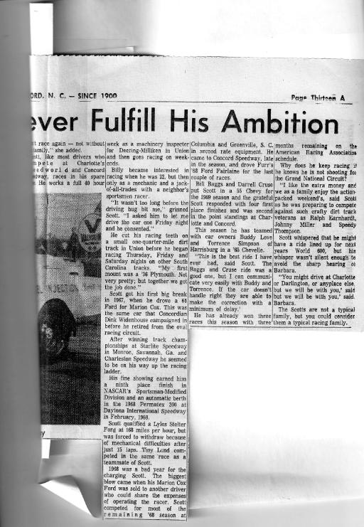 Billy Scott Story Continued (Page 2 Of 2) - Gallery - Billy & Barbara ...