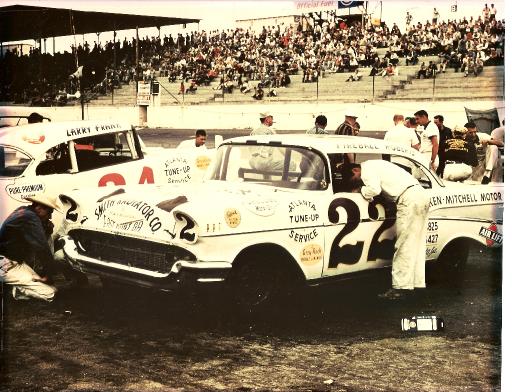 Team Cars #24 Larry Frank & #22 Fireball Roberts - Gallery - Margaret ...