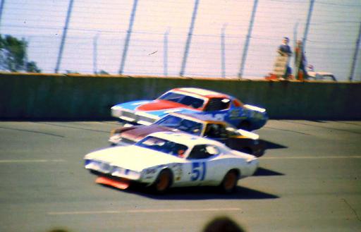 USAC #51 Bob Whitlow #77 Lefty Robinson #60 Johnny Parsons 1974 Twin ...