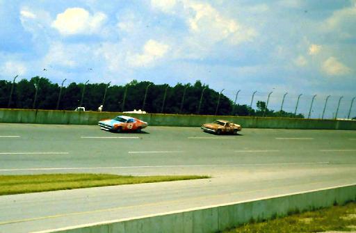 #43 Richard Petty #12 Bobby Allison 1973 Motor State 400 @ Michigan ...