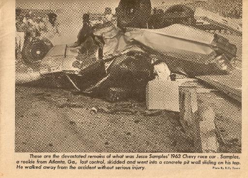 JESSE SAMPLES CRASH - Gallery - LAVERNE ZACHARY | racersreunion.com