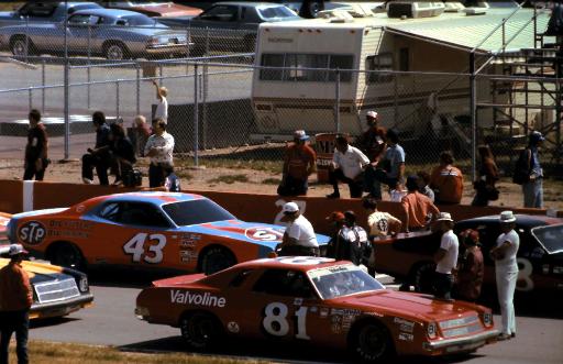 #8 Ed Negre #81 Terry Ryan #43 Richard Petty #75 Butch Hartman 1977 ...