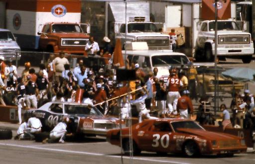 #30 Tighe Scott #90 Richard Brooks 1977 Champion Spark Plug 400 ...