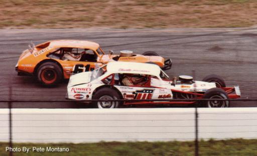 Charlie Jarzombek #1 And Richie Evans #61 Race Side By Side - Gallery ...