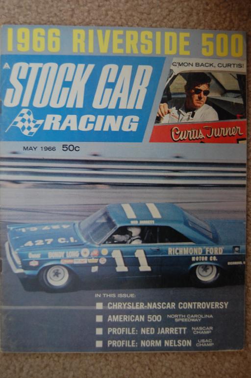 Stock Car Racing Magazine, May 1966, Volume 1 #1 - Gallery - Ken ...