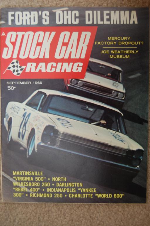 Stock Car Racing Magazine, September 1966, Volume 1 #3 - Gallery - Ken ...