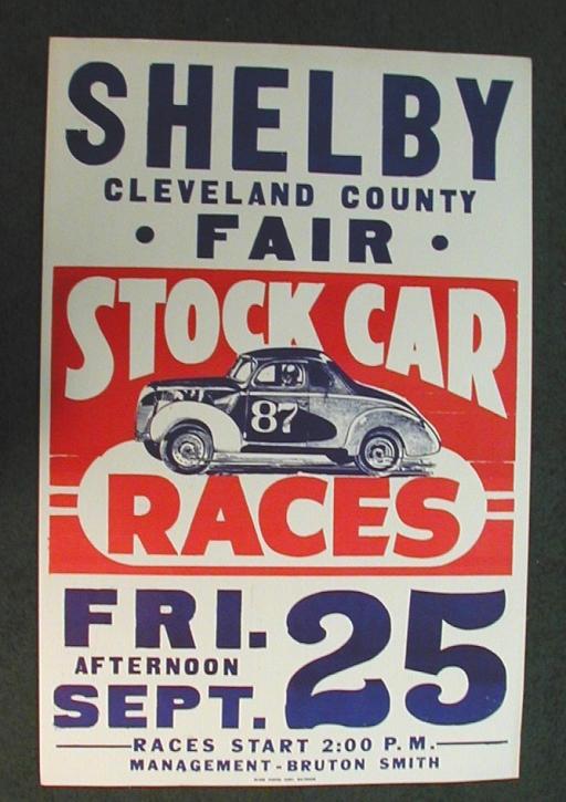 Shelby Clevland County Fair Stock Car Poster - Gallery - Jim Wilmore ...