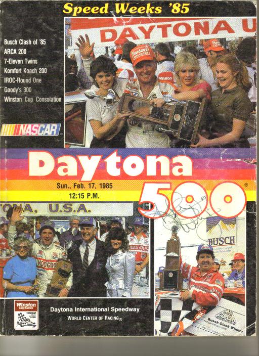 1985 Daytona 500 Program - Gallery - Thomas K. Craig | racersreunion.com