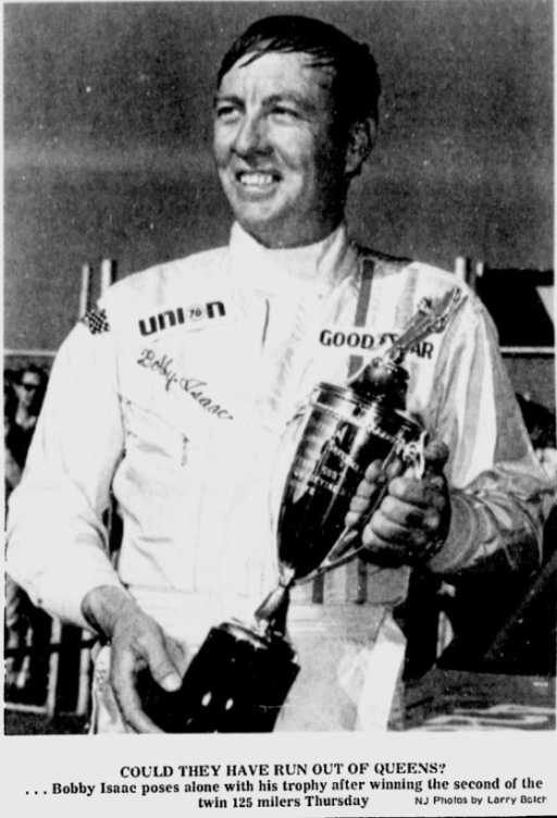 1969 Daytona 125 Qualifier Winner - Bobby Isaac - Gallery - TMC Chase ...