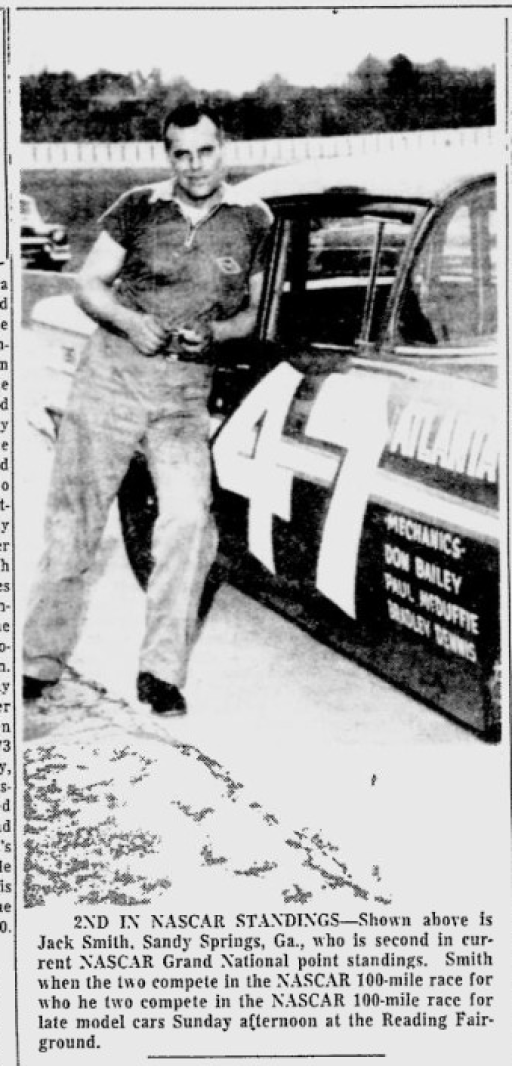 1958 Jack Smith Reading Promo - Gallery - TMC Chase | racersreunion.com