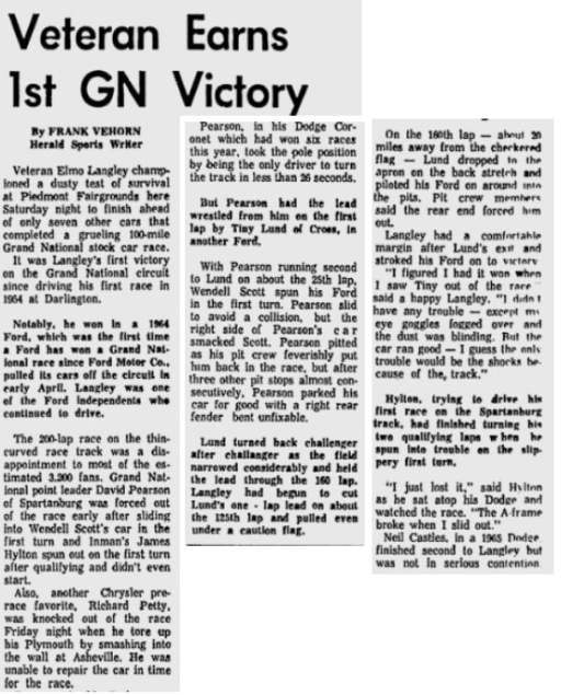 1966 Spartanburg Elmo Langley - Gallery - TMC Chase | racersreunion.com