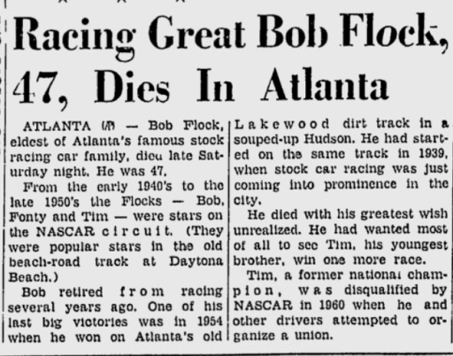 1959 Bob Flock Death - Gallery - TMC Chase | racersreunion.com