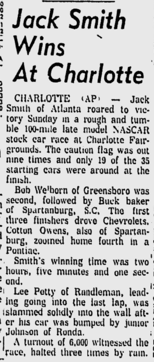 1959 Charlotte Jack Smith - Gallery - TMC Chase | racersreunion.com