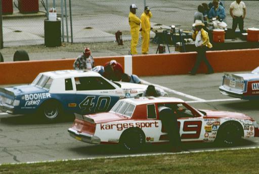 #99 Rick Knoop #40 Joe Booher 1981 Champion Spark Plug 400 @ Michigan ...