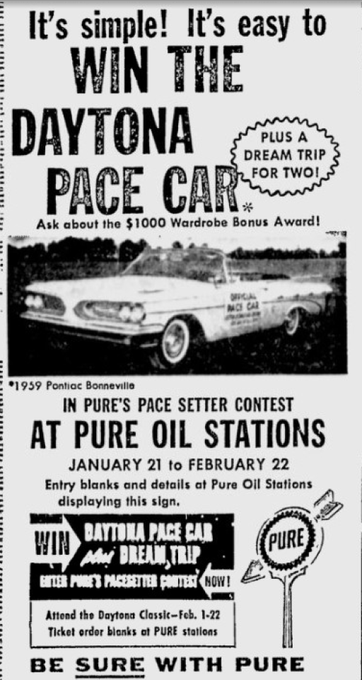 Be Sure - Win Pace Car - Gallery - Dave Fulton | racersreunion.com