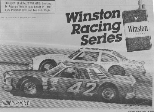 NASCAR WINSTON RACING SERIES AD - Gallery - Jan Woodberry ...