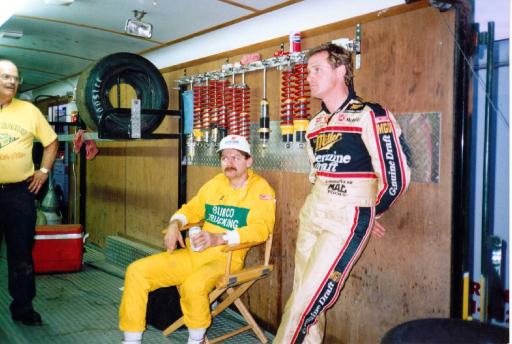 Bob McCullough, John Vallo And Rusty Wallace At Columbus Motor Speedway ...