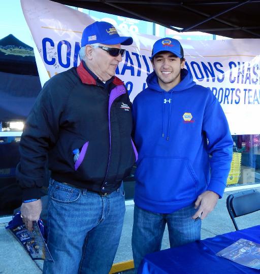Tim Leeming And Chase Elliott - Gallery - Devin | racersreunion.com