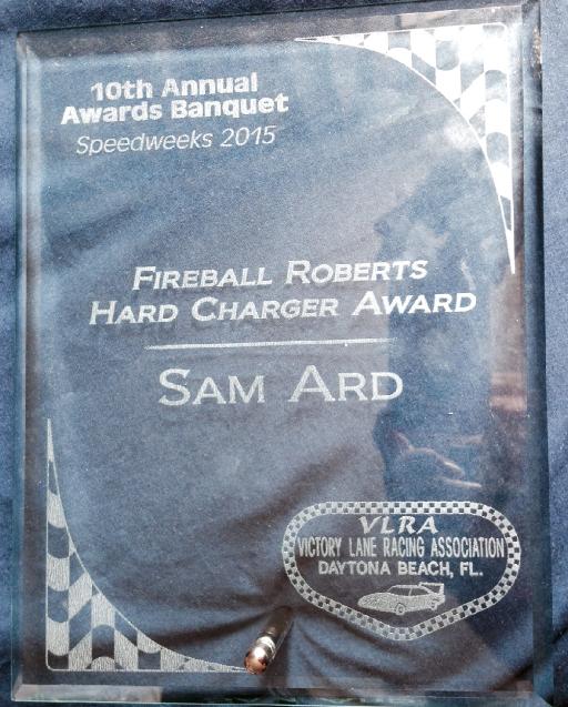 Fireball Roberts Award To Sam Ard - Gallery - Jan Woodberry ...
