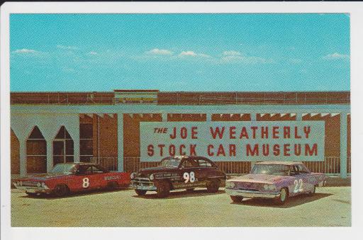 THE JOE WEATHERLY STOCK CAR MUSEUM, DARLINGTON, SC POST CARD - Gallery ...