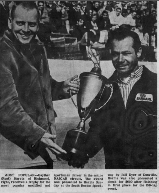 Runt Harris - Most Popular Driver - Gallery - Dave Fulton ...